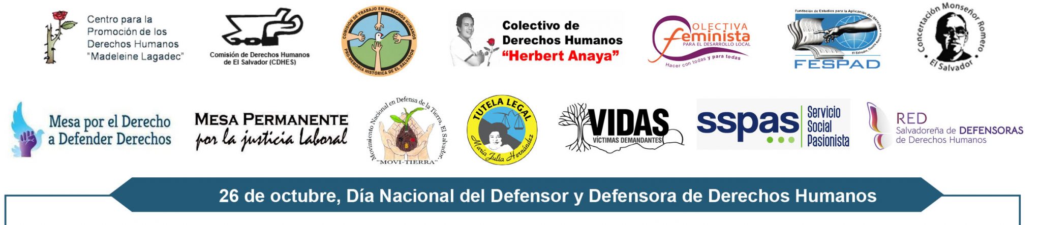 26 de octubre, Día Nacional del Defensor y Defensora de Derechos ...